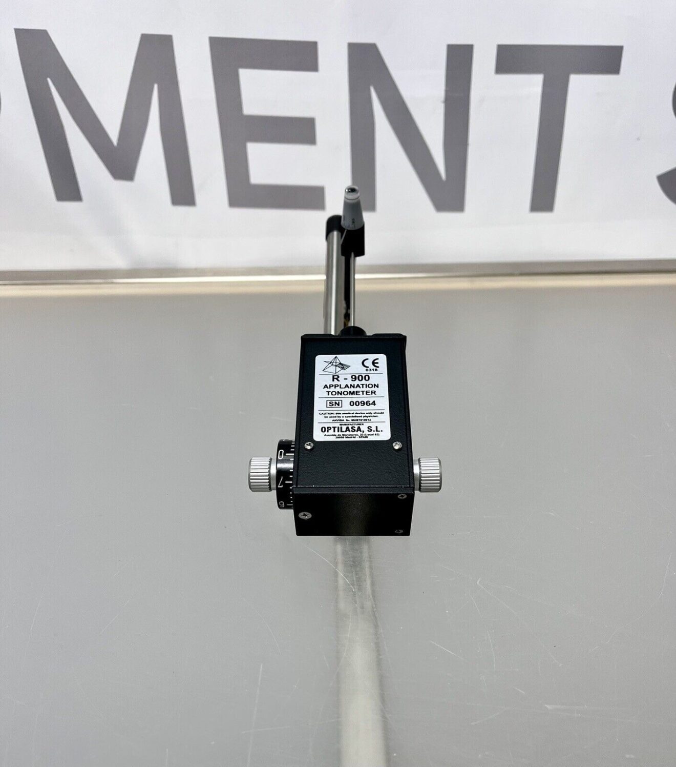 Optilasa R-900 Applanation Tonometer w/ Prism & Mount for Sale