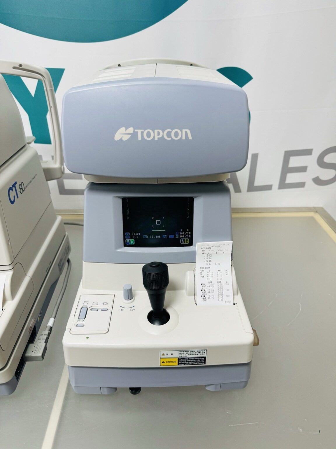 Topcon KR-8800 + CT-80 Tonometer Bundle for Sale | Complete